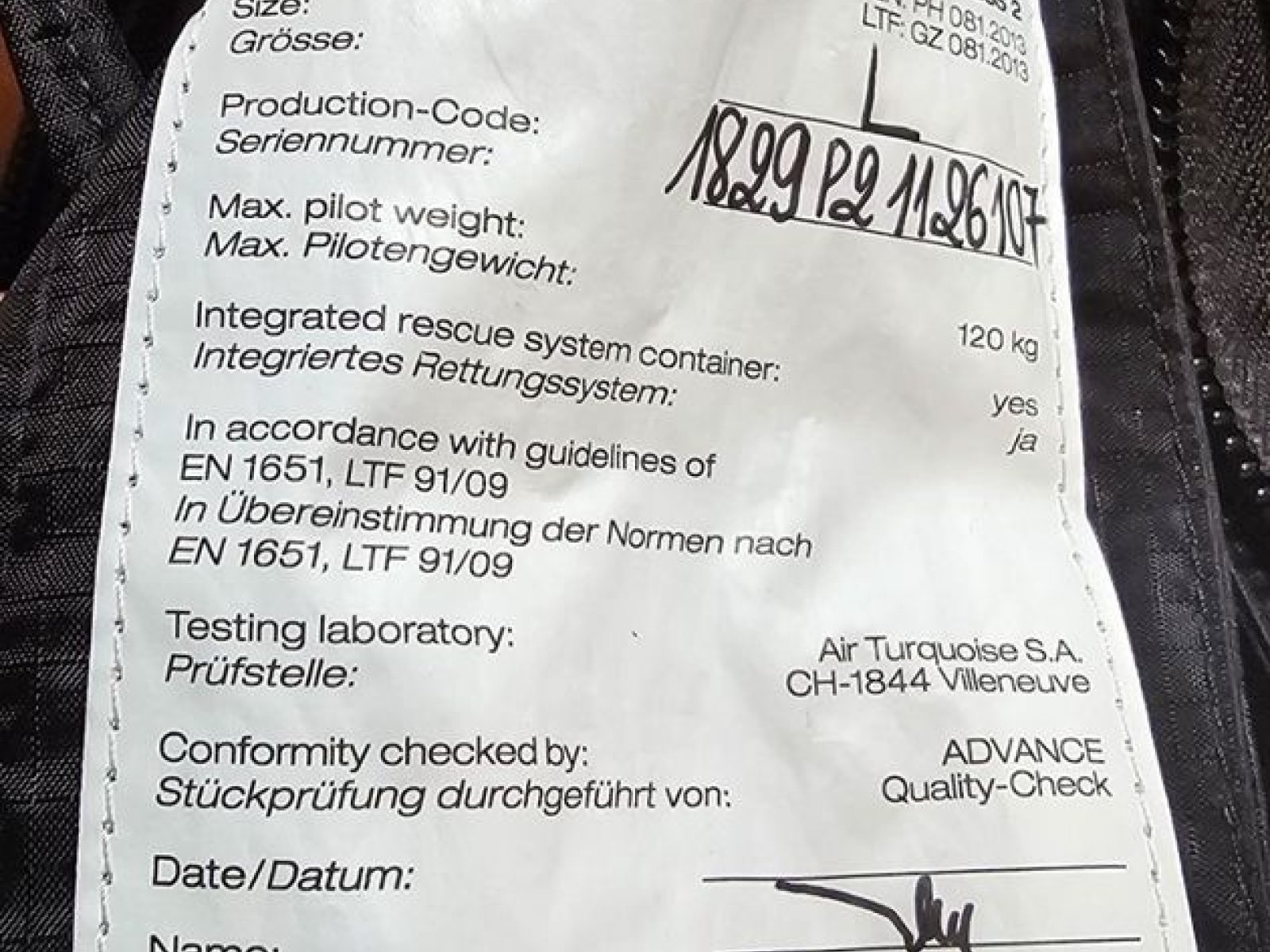 Advance Progress 2 L Beden Reversable Harness